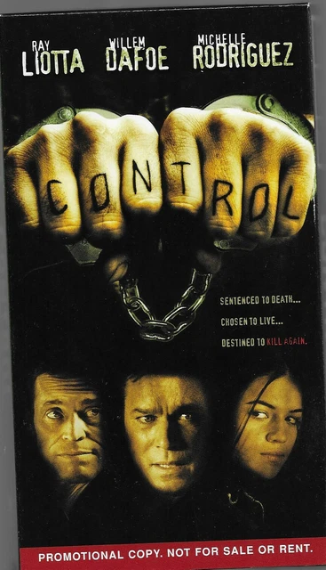 CONTROL VHS SCREENER /RAY LIOTTA /WILLEM DAFOE/M.RODRIGUEZ mint $3.50 ...