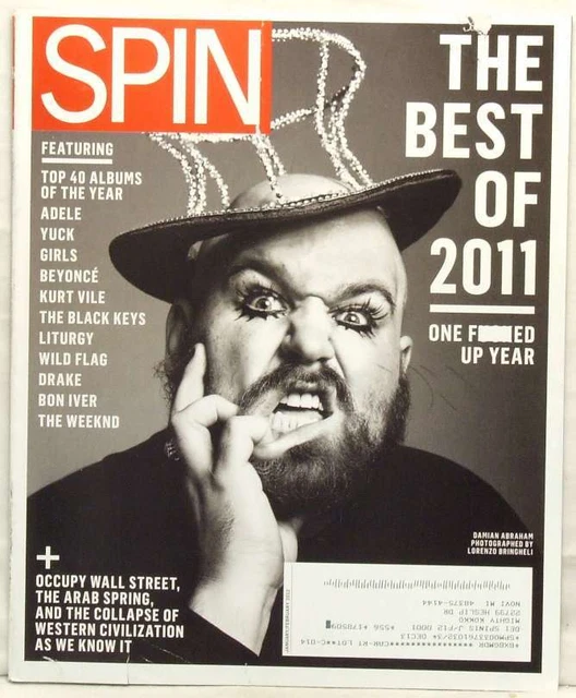 SPIN MAGAZINE DAMIAN Abraham Adele Beyonce Drake Bon Iver The Black ...