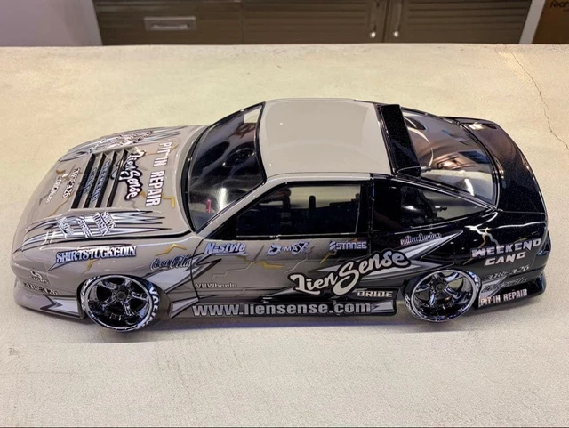 PANDORA RC BN Sports Nissan 180SX 1/10 Drift Body Shell Unpainted Holes ...