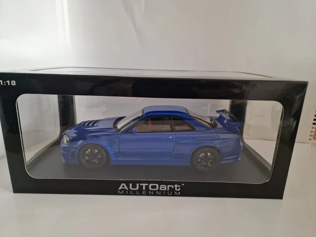 AUTOART NISSAN GT-R R34 Z-Tune 1:18 (Bayside Blue) EUR 106,00 - PicClick DE