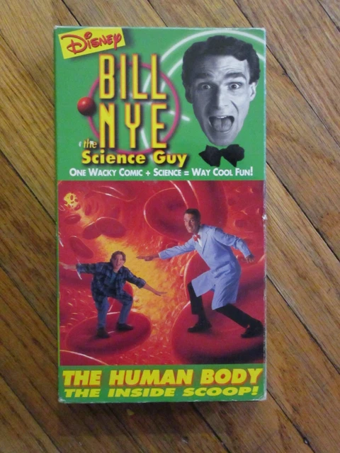 BILL NYE SCIENCE GUY HUMAN BODY VHS Educational Disney Anatomy ...