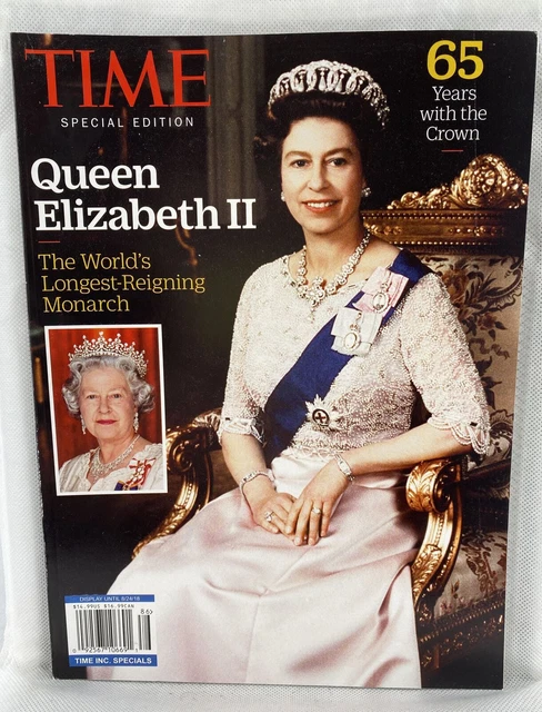 QUEEN ELIZABETH 2 Time Magazine Special Edition 65 Years with Crown ...
