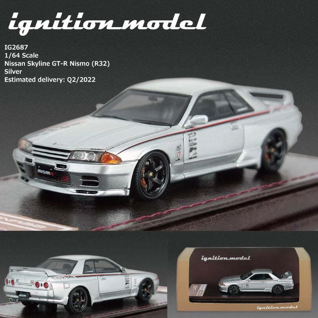 IGNITION MODEL 1/64 RESIN MODEL Nissan Skyline GT-R Nismo (R32) Silver ...