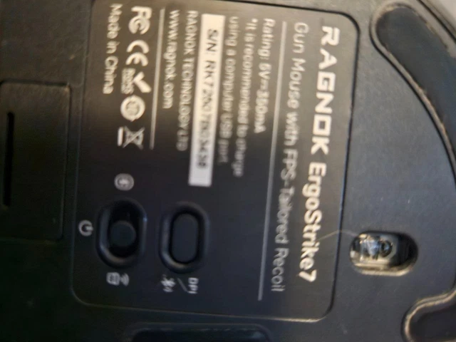 RAGNOK ERGOSTRIKE7: NEXT-GEN FPS Gaming Mouse with Recoil EUR 1,00 ...