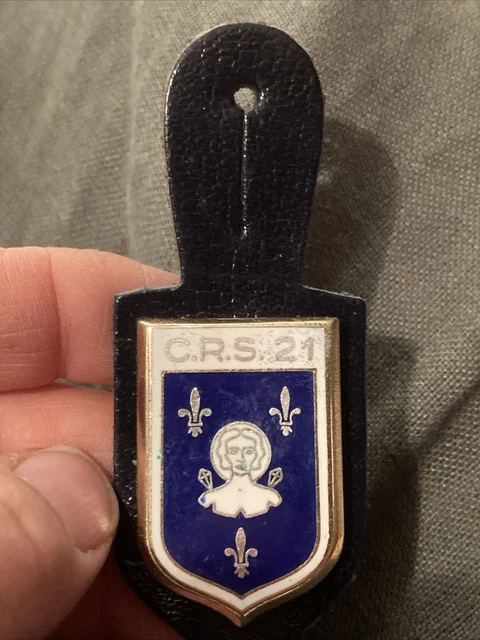 CRS 21 INSIGNE Drago Noisiel Guillauché Sur Cuir 1990 EUR 4,00 - PicClick FR