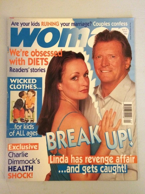 WOMAN MAGAZINE 11/06/2001 Jacqueline Pirie Cameron Diaz Charlie Dimmock ...