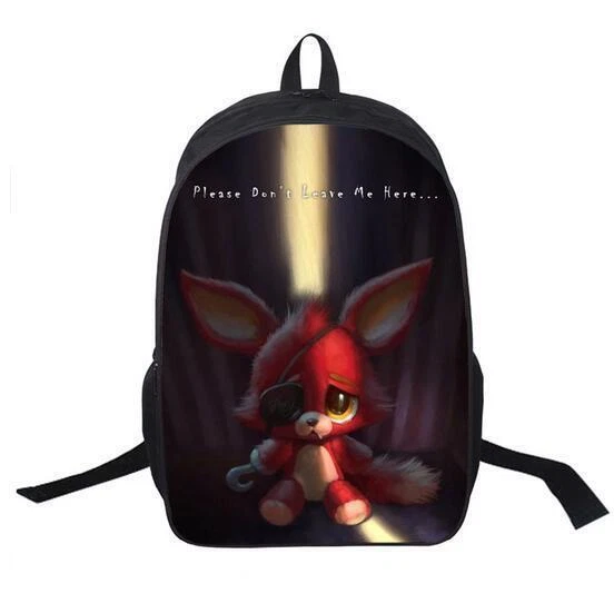 FIVE NIGHTS AT Freddy's Freddy Backpack Children Foxy FNAF Shoulder Bag ...