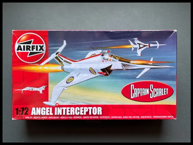 AIRFIX CAPTAIN SCARLET Angel Interceptor 1:72 Model Kit £49.95 ...