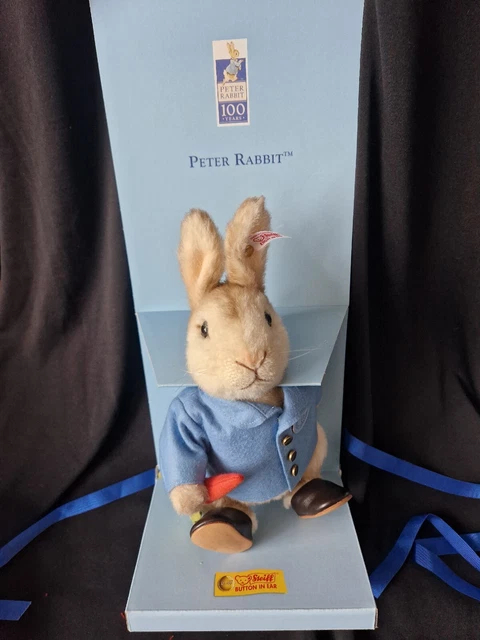 STEIFF PETER RABBIT 100 Year Anniversary Limited Edition Bear Beatrix ...
