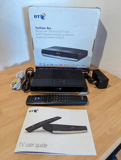 BT YOUVIEW BOX DTR-T2110 / T2100 500GB HD Freeview Humax Recorder ...