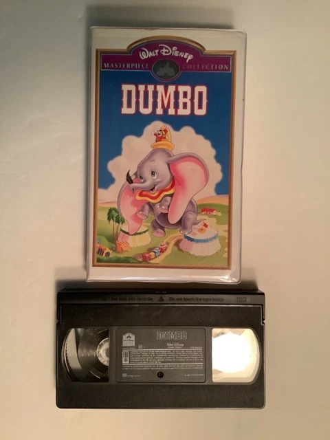 VHS DUMBO WALT Disney 1994 Masterpiece Collection Clamshell Case 024 ...