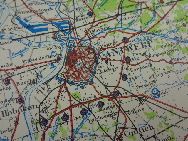 ORIGINAL WW2 RAF FIGHTER PILOT'S MAP (WING COMMANDER, DFC & BAR). EUR ...