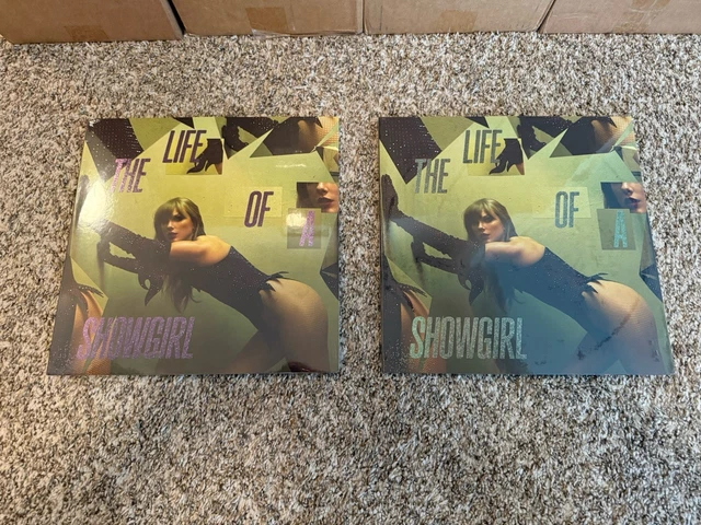 TAYLOR SWIFT LIFE of a Showgirl Shiny Bug Violet + Wintergreen Vinyl IN ...