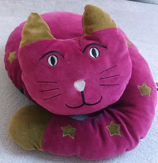 JELLY CAT VINTAGE 1999 Cat Nap Cushion Large 18"x16" £30.00 - PicClick UK