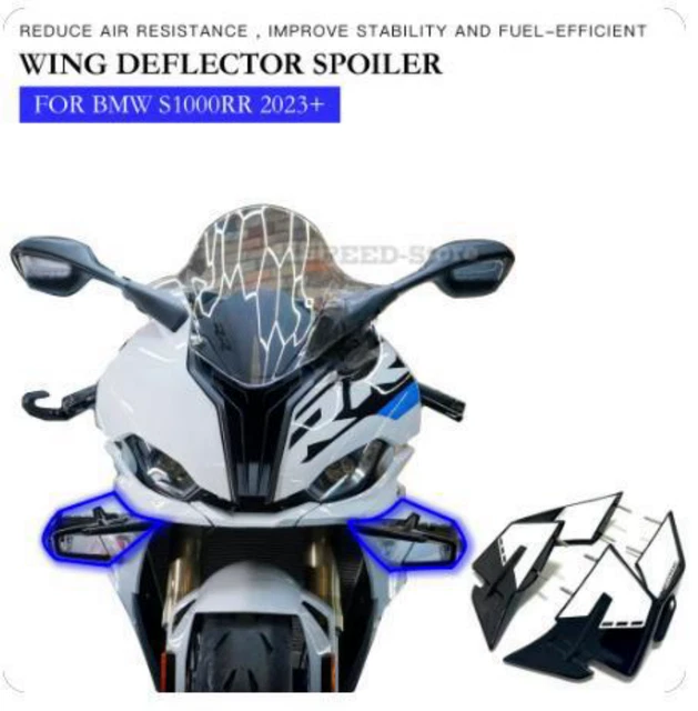 FRONT SPOILER FIXED Wind Winglets For BMW S1000RR M1000RR 2023-2024 EUR ...