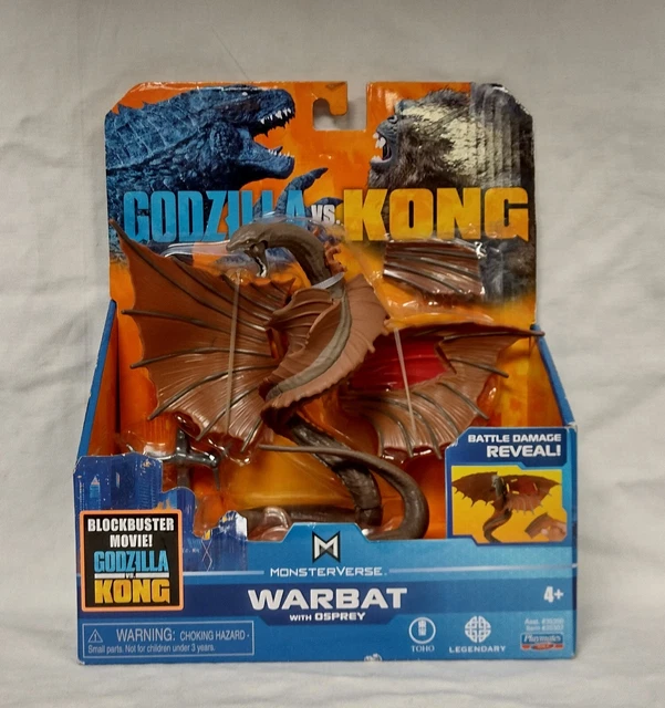 NUOVO MONSTERVERSE GODZILLA Vs. Kong Modellino Warbat 6" con Osprey ...