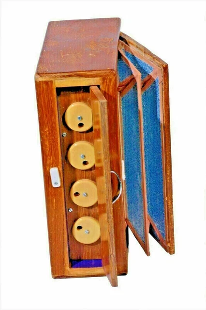 MANUAL SHRUTI BOX Swar Peti Swarpeti Natural Wood Color 12 notes ...