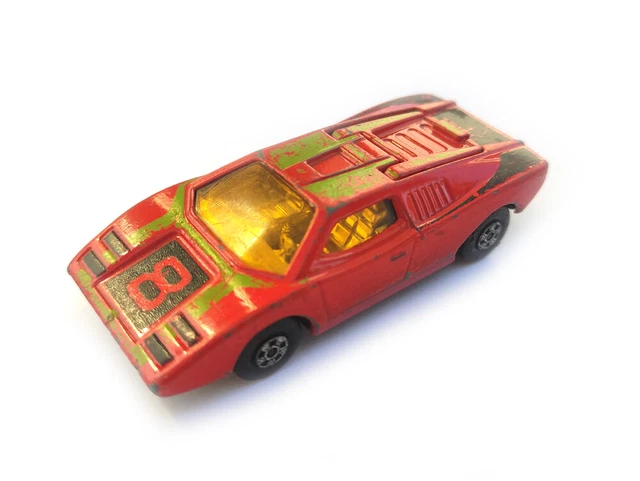 MATCHBOX LAMBORGHINI COUNTACH # 27 SUPERFAST 1973 Modellino VINTAGE ...