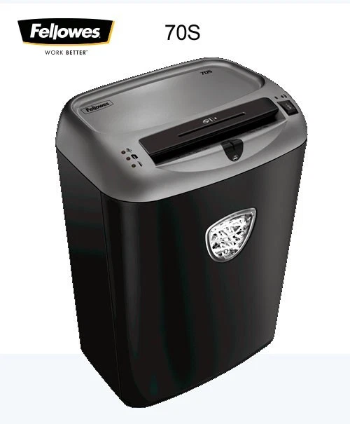 FELLOWES 70S POWERSHRED Strip Cut Deskside Paper Shredder Staples CD's ...