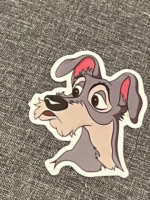 DISNEY SHOW CARTOONS TV SHOW SMALL STICKER STICKERS lady and the tramp ...