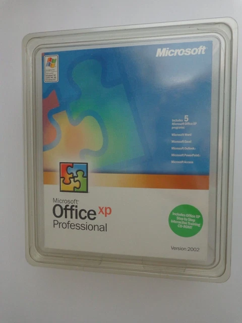 MICROSOFT OFFICE XP Professional 269-04508 ¡Nuevo! Caja de venta al por ...