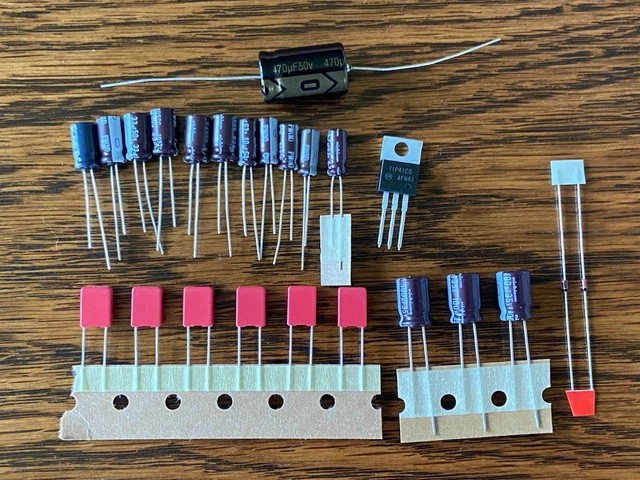 TECHNICS SL-1210 MK2 Speed Repair Kit Capacitors Turntable Rebuild ...