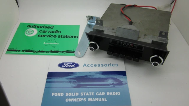 GENUINE FORD FALCON XA XB Push Button Super Fringe Car Radio $379.00 ...