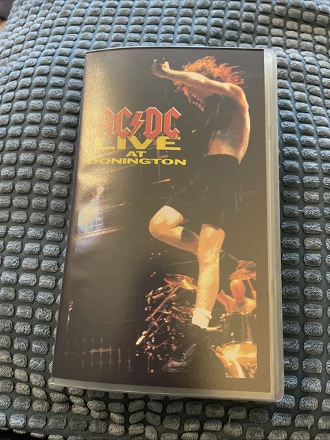 AC/DC LIVE AT Donington VHS video. Filmed from 17.08.91 £3.00 - PicClick UK