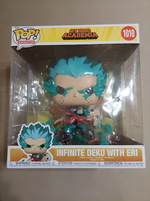 FUNKO POP! JUMBO My Hero Academia Infinite Deku with Eri 10” Inch #1010 ...