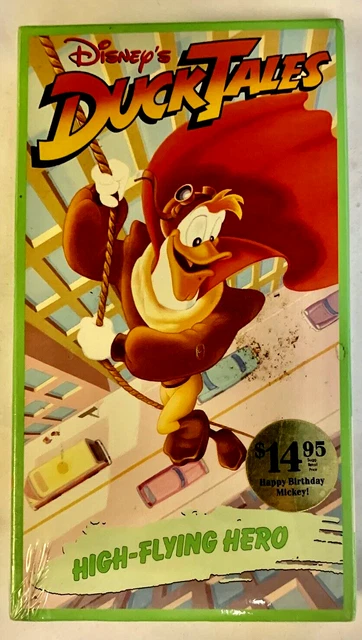 DISNEY'S DUCKTALES: HIGH-FLYING Hero (VHS, 1991) Animated Brand New ...