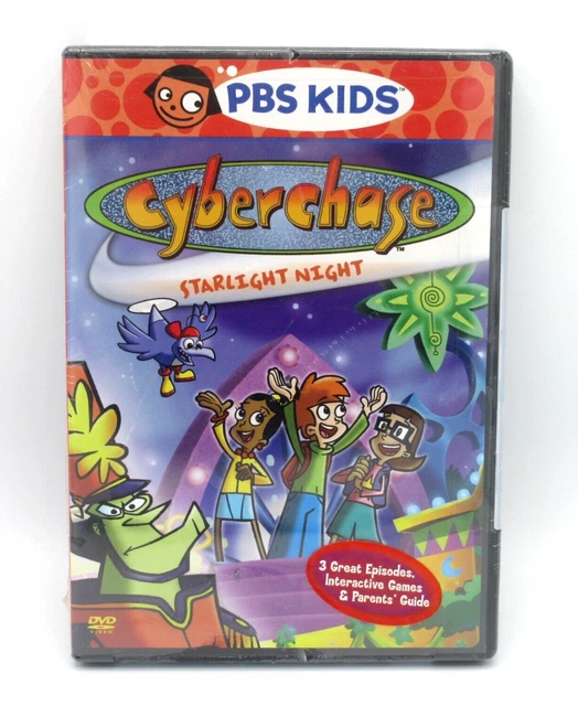 PBS KIDS CYBERCHASE Starlight Night DVD Educational TV Show 2004 NEW ...