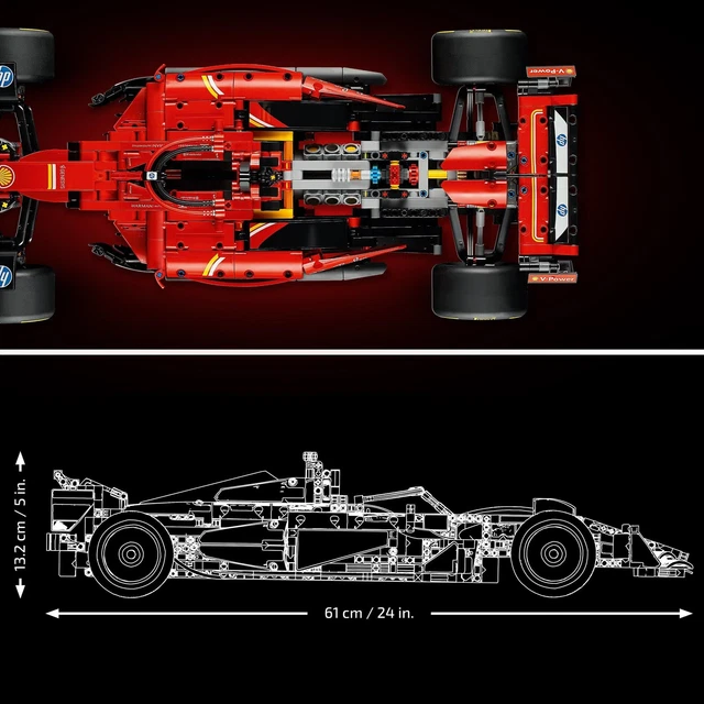 LEGO TECHNIC MONOPOSTO F1 Ferrari SF-24 - Modello di Auto Formula 1 da ...