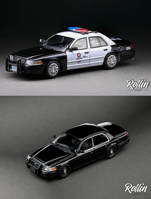PRE-SALE 1:64 ROLLIN Ford CV NYPD/LAPD Police Car Victoria Crown ...