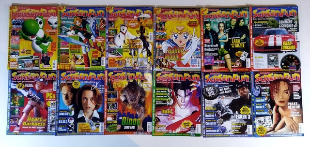 BRAVO SCREENFUN 1998, Zeitschrift Nr. 1, 2, 3, 4, 6, 8, 9, 10, 11, 12 ...