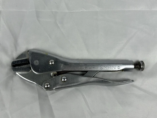 VINTAGE CRAFTSMAN “I Circle” 9" Vise-Grip Style Locking Pliers Tool USA ...