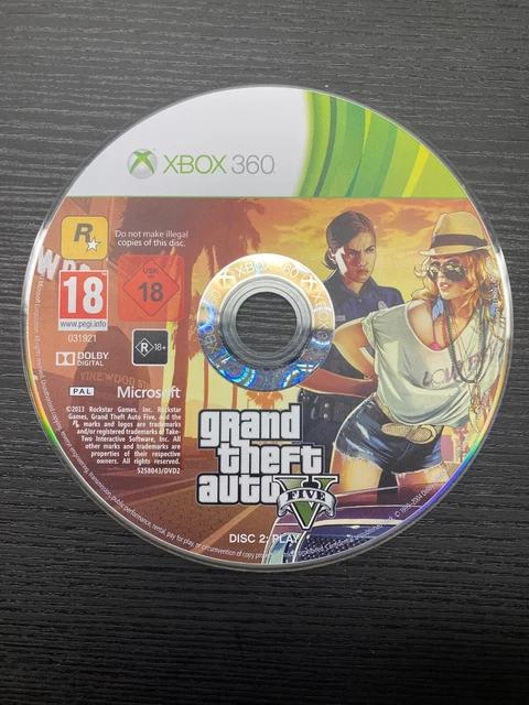 CD SEUL GRAND Theft Auto V Disc 2 GTA 5 Five Xbox 360 PAL EUR 4,99 ...
