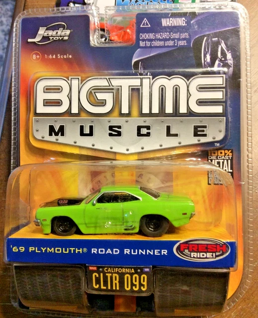 JADA TOYS BIGTIME Muscle '69 Plymouth Road Runner 2006 échelle 1/64 ...