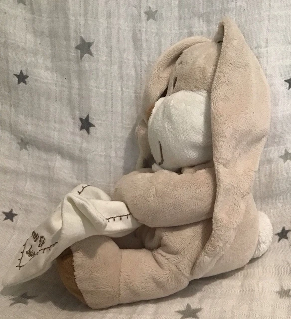 SAINSBURYS MY FIRST Bunny Rabbit Beige Plush Soft Toy Comforter 24cm £ ...