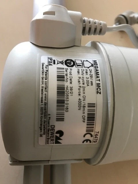 DEWERT MEGAMAT MCZ 74479 Hubmotor / Linearantrieb / 24 V / Neu EUR 39 ...