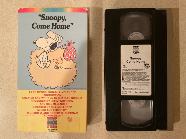SNOOPY, COME HOME (VHS, 1984, CBS Fox) £13.33 - PicClick UK