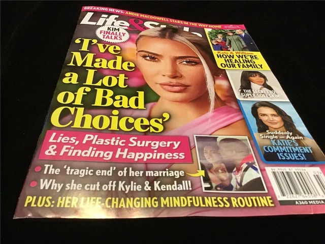LIFE & STYLE Magazine Jan 16, 2023 Kim Kardashian, Katie Holmes, Andie ...