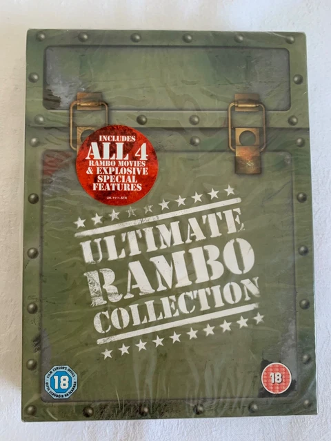 THE ULTIMATE RAMBO Collection Box Set (DVD-4 Disc Set) Factory Sealed £ ...