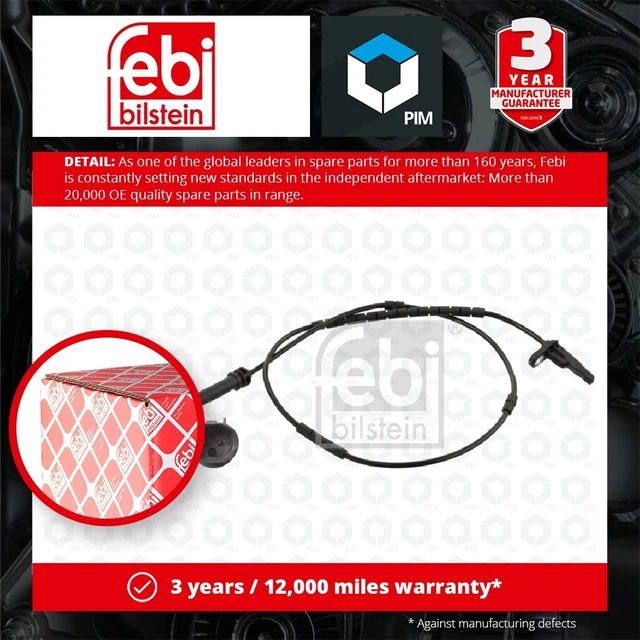 ABS SENSOR FITS BMW 320 F30, F31, F34 Rear Left or Right 1.6 2.0 2012 ...