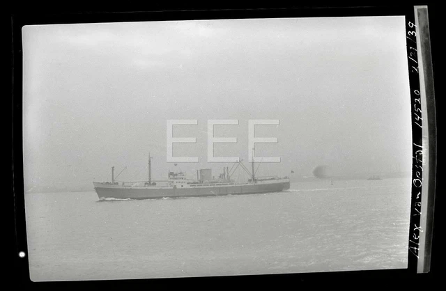 1939 SS ALEX Van Opstal Ocean Liner Ship Old Photo Negative 682B £9.47 ...