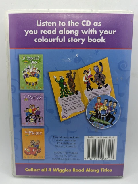 THE WIGGLES CD & Book The Magical Rhyme Read Along Original Cast Rare ...
