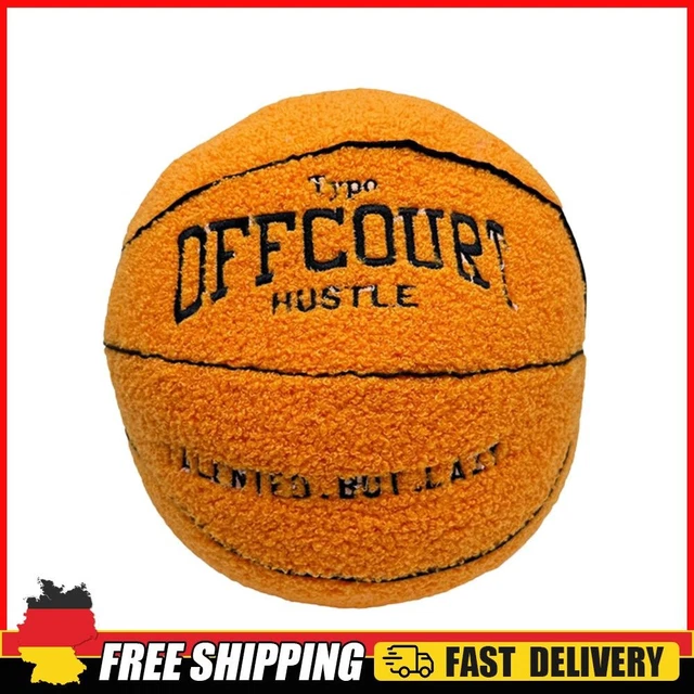 25CM 3D OFFCOURT Basketball Soft Basketball Plush Ball Kids Gifts ...