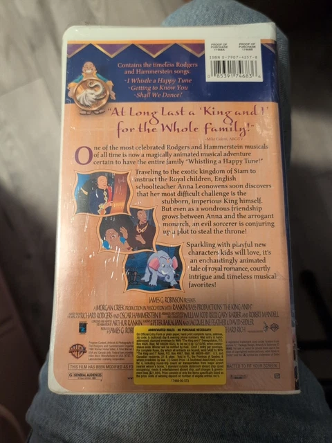 THE KING AND I (VHS, 1999, Clamshell) -- SEALED! NIB £0.73 - PicClick UK