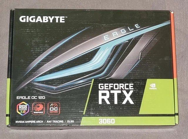 GIGABYTE GEFORCE RTX 3060 EAGLE OC Rev. 2.0 12 Go GDDR6 Carte Graphique ...