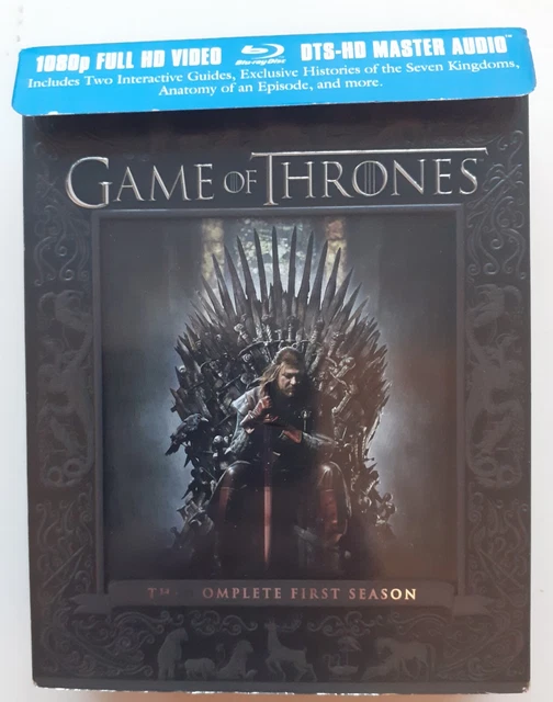 GAME OF THRONES: The Complete First Season Box Set (Blu-ray, 2012) U.S. Import £7.99 - PicClick UK