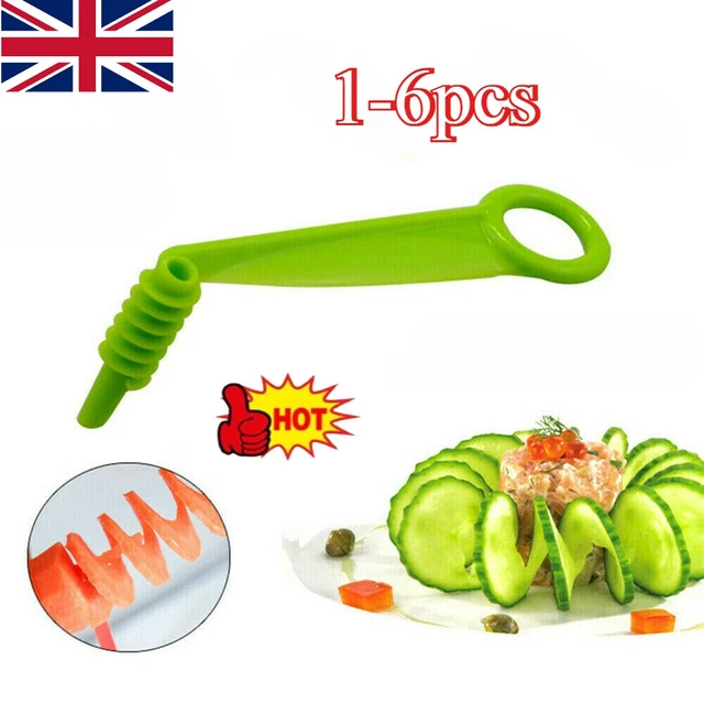 PORTABLE POTATO SPIRAL Cutter Twister Kitchen Slicer Fruit/Vegetable ...